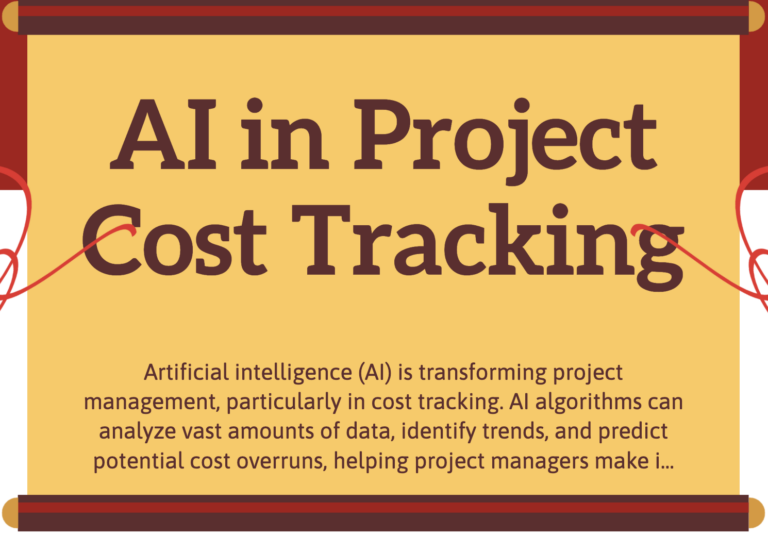 Improving Project Performance with AI-driven Cost Tracking - The Art of ...