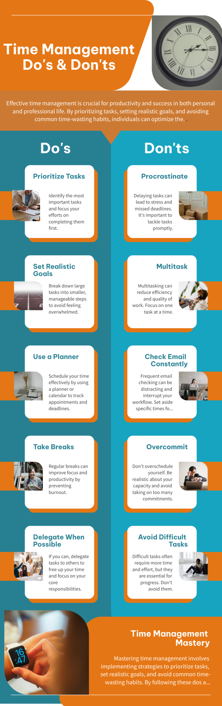 Mastering Time Management: Do's & Don'ts to Boost Productivity - The Art of Process
